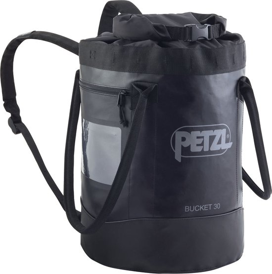 Petzl Bucket 30Ltr. - S00130 - Maat: 15 L30 L45 - Zwart/Zwart | bol