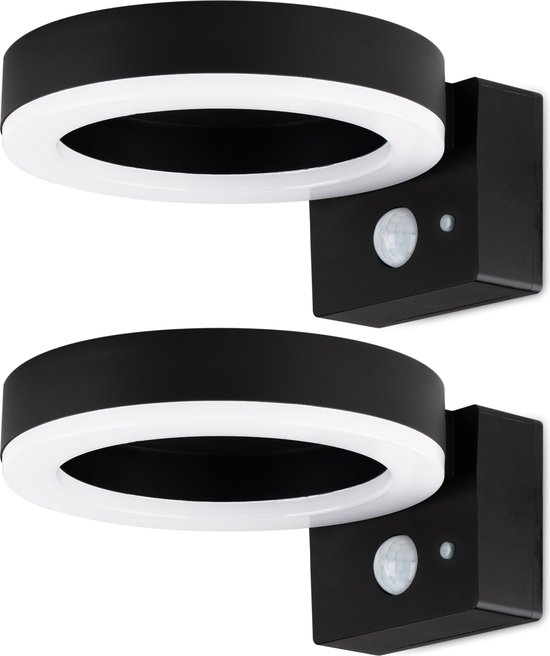 Malabo Solar LED wandlamp met bewegingssensor, Warm Wit Licht, 600 ...