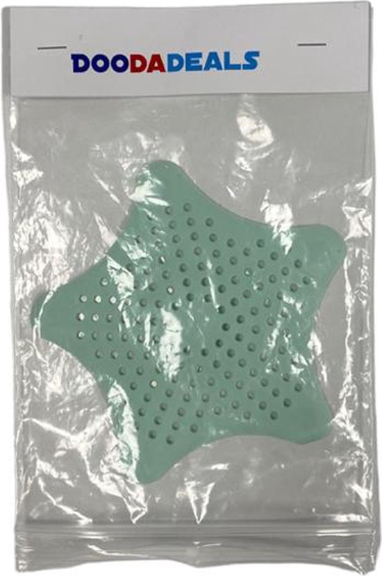 Doodadeals® Zeester Doucheput Matje met Zuignappen - Wit - Stervormig ...