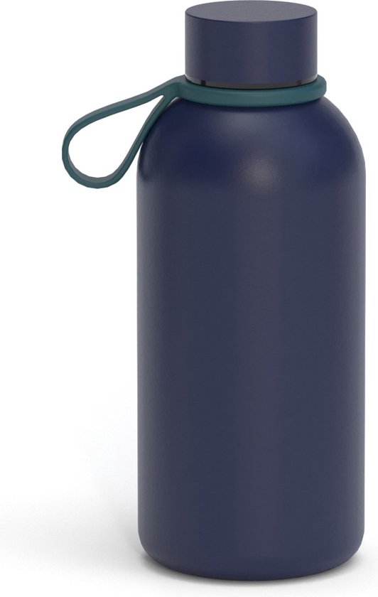 Ekobo Fles - RVS - Thermofles - Midnight Blue - 350ml | bol