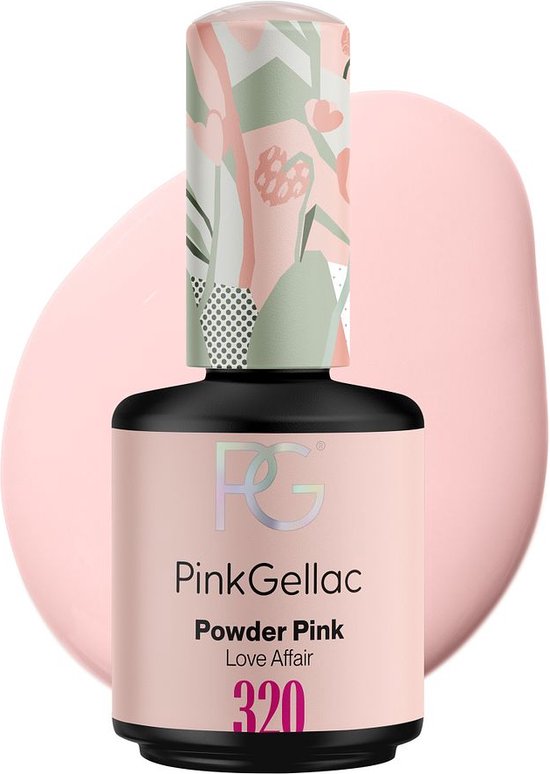 Pink Gellac 320 Powder Pink Gel Lak 15ml - Gellak Nagellak - Roze ...