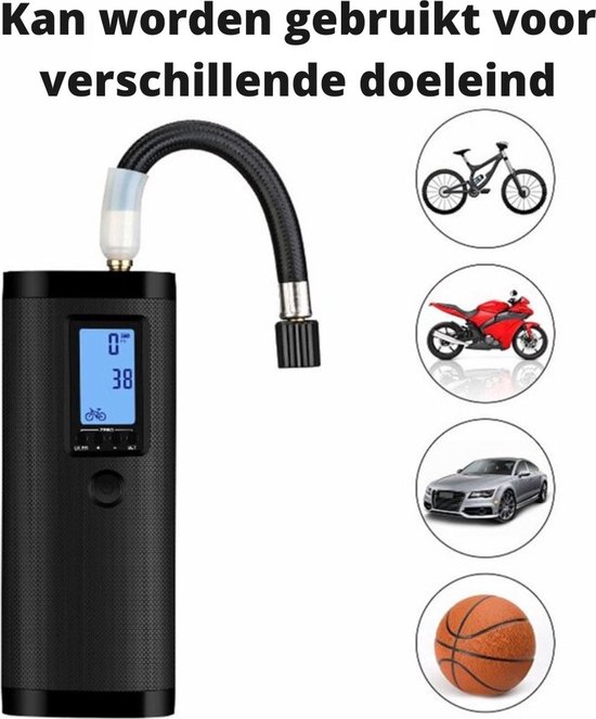 Bolture Elektrische Fietspomp - Autobanden Pomp - Elektrische Bandenpomp - Autobanden... | bol.com