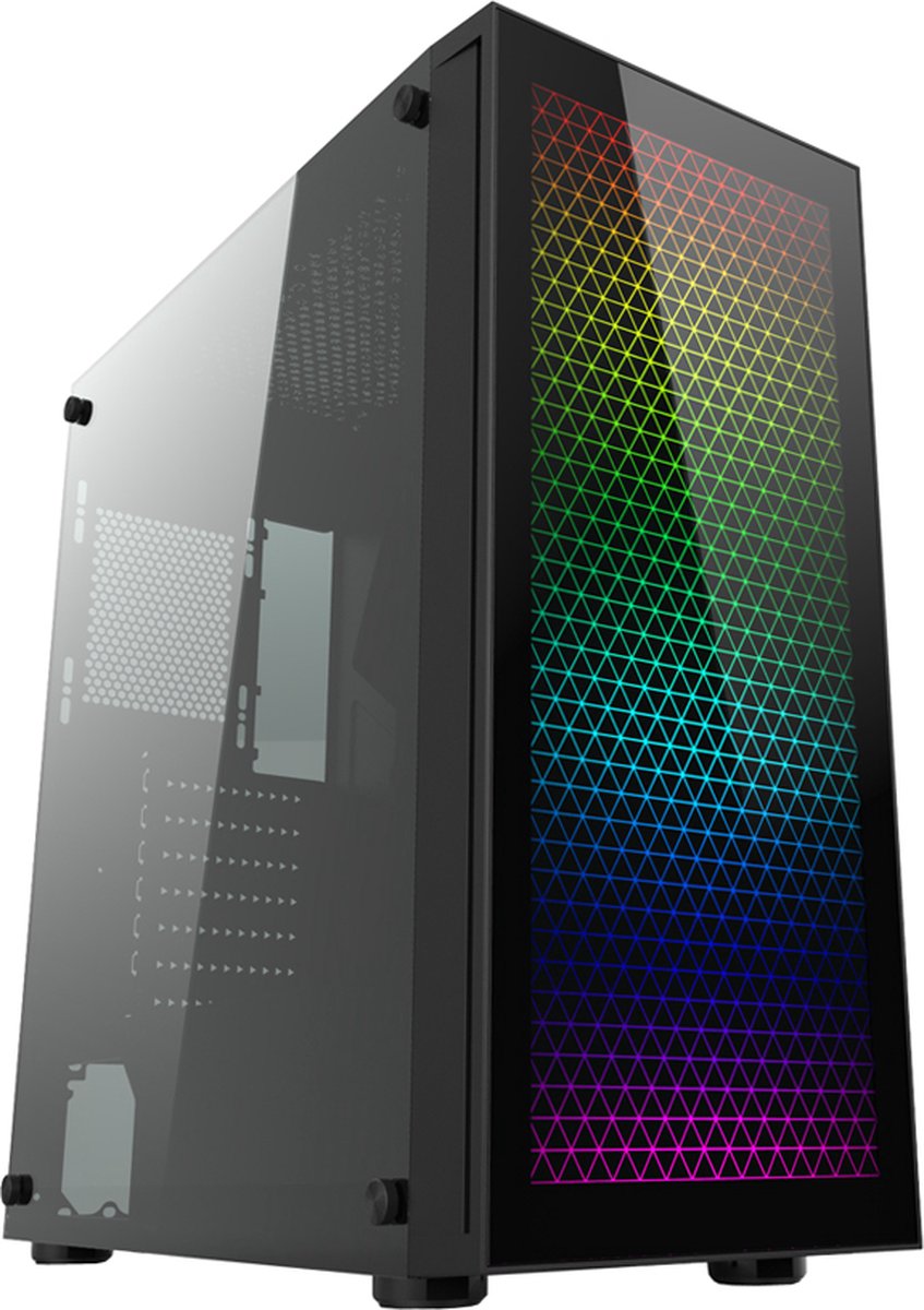 LC-POWER® Interlayer Midi-Tower ATX PC Case - Computer Behuizing - RGB ...