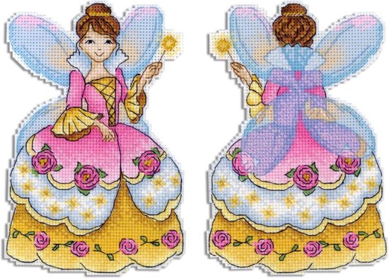 Borduurpakket Fairy Godmother (Goede Fee) inclusief onderplaat - mp ...