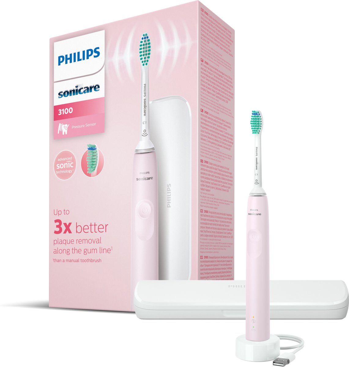 Philips Sonicare Series 3100 HX3673/11 - Elektrische tandenborstel ...