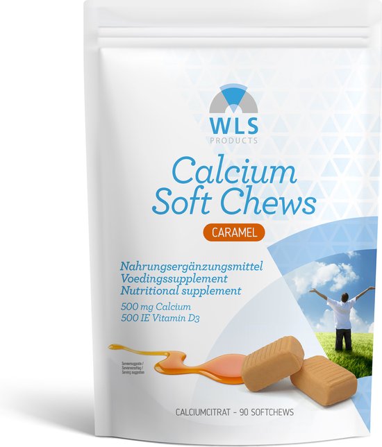 WLS Original Calcium Soft Chews Caramel na je Maagverkleining 90 st | bol