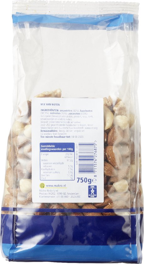 METRO Chef Notenmix naturel ongezouten zak 750 gram | bol.com