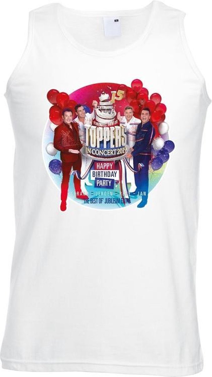 Toppers Wit Toppers in concert 2019 officieel singlet/ mouwloos shirt ...