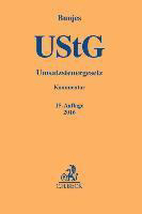 Umsatzsteuergesetz, Geist, Reinhold | 9783406686160 | Boeken | bol