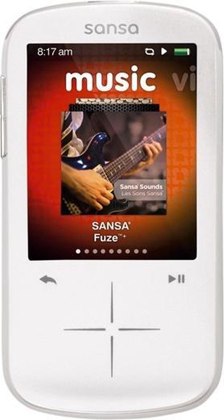 Sansa Fuze+ 8Gb Wit Fm-Radio (Sandisk) | bol.com