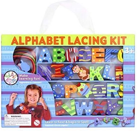 Alphabet Lacing Kit: Letters rijgen vanaf 3 jaar | bol.com