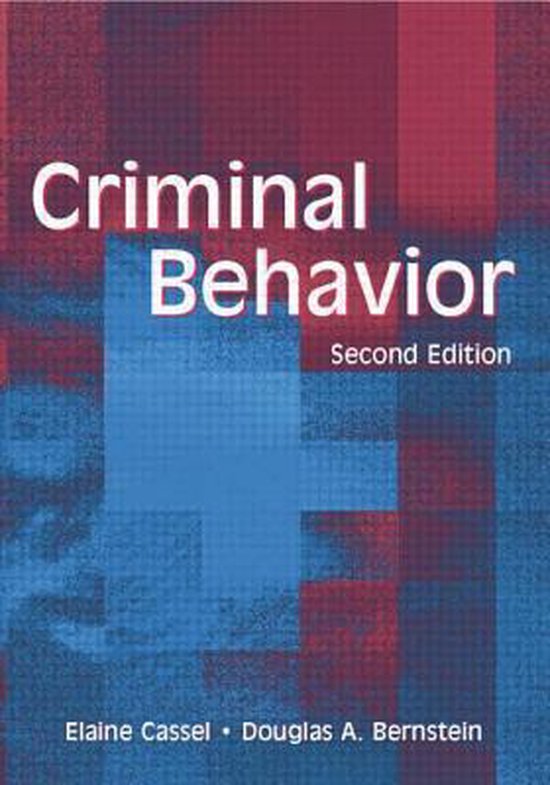 Criminal Behavior | 9781138003958 | Elaine Cassel | Boeken | bol