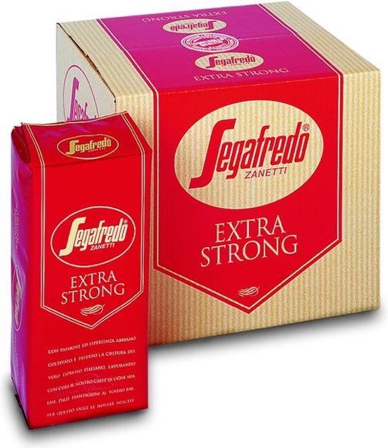 Segafredo Extra Strong koffiebonen - 6 x 1 kg | bol.com