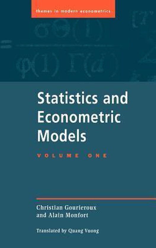 Themes in Modern Econometrics Statistics and Econometric Models | 9780521405515 |... | bol.com