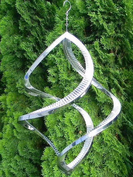 Wind ornament, wind spinner, windspel, windvanger RVS- 24 cm | bol