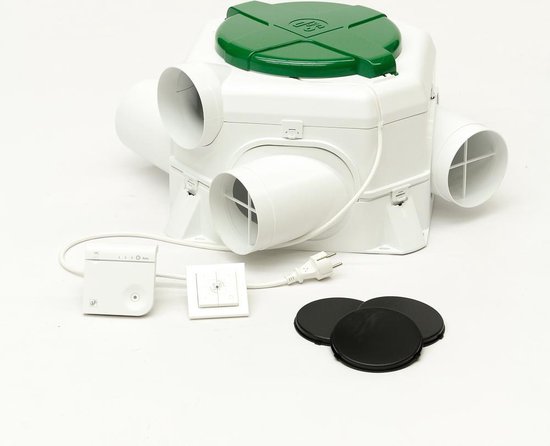 Solar & Palau Ventilatiebox Ozeo-E Ecowatt Co2 DC inclusief Co2 ...