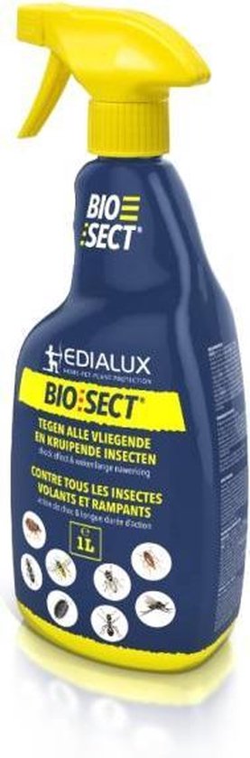 Bio sect Spray tegen alle vliegende en kruipende insecten - 1 liter | bol