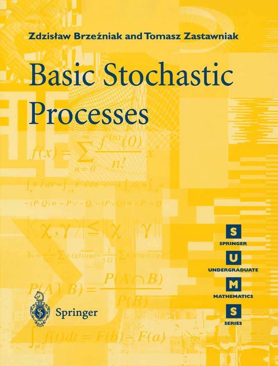 Springer Undergraduate Mathematics Series - Basic Stochastic Processes (ebook),... | bol