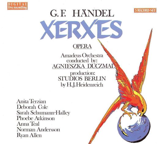 Händel: Xerxes, Fritz Wunderlich | CD (album) | Muziek | bol