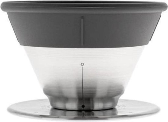 December Coffee Dripper - RVS - Vaatwasserbestendig - 12 gaatjes | bol