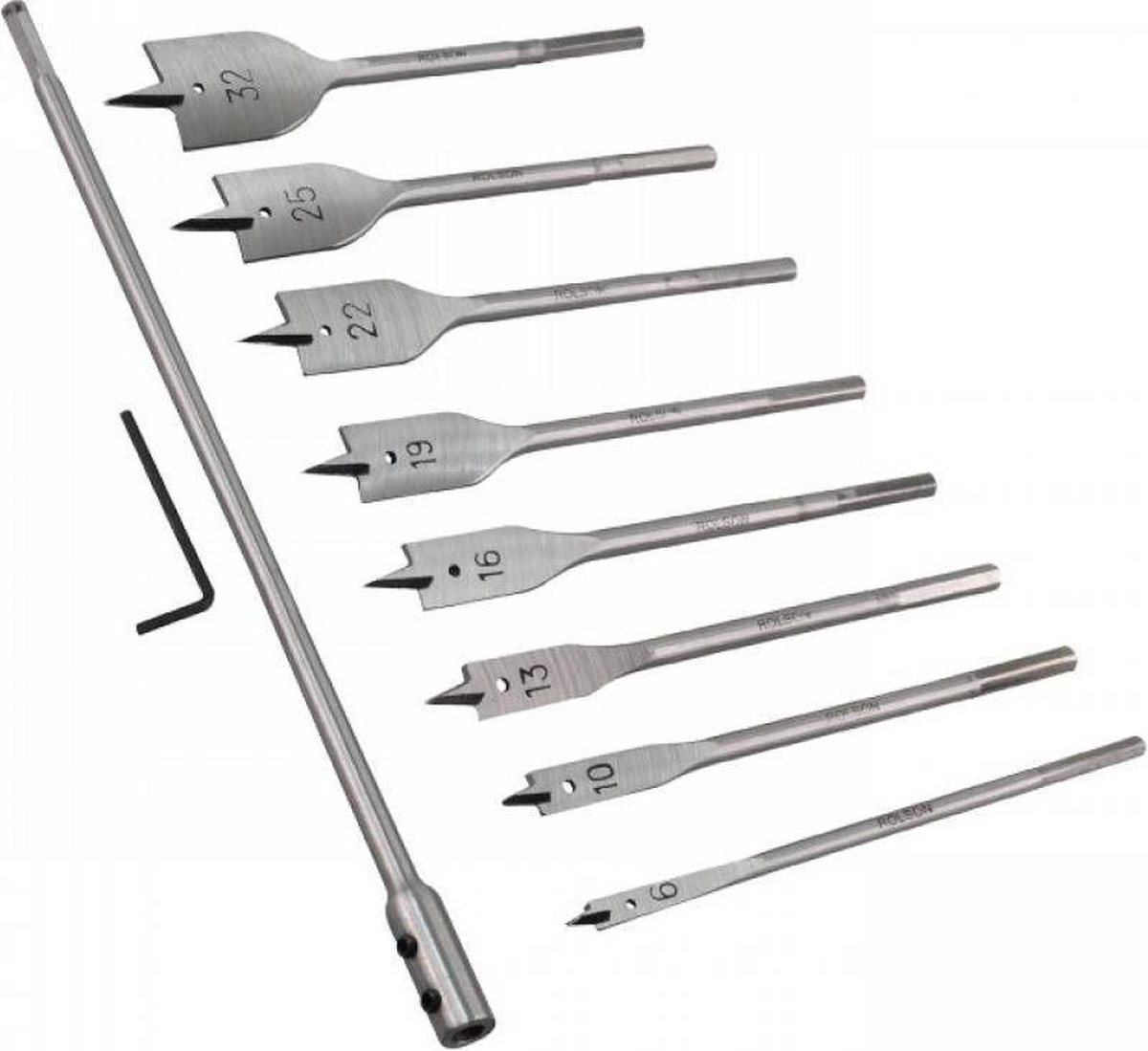 Hofftech Boorset Speedboor Set met Verlenger - 10 delig | bol.com