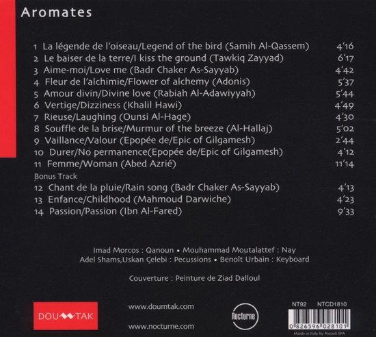 Aromates - Azrie Abed, Abed Azrié | CD (album) | Muziek | bol