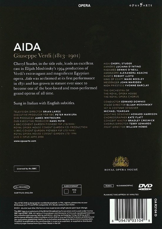Aida (Dvd), Verdi | Dvd's | bol.com