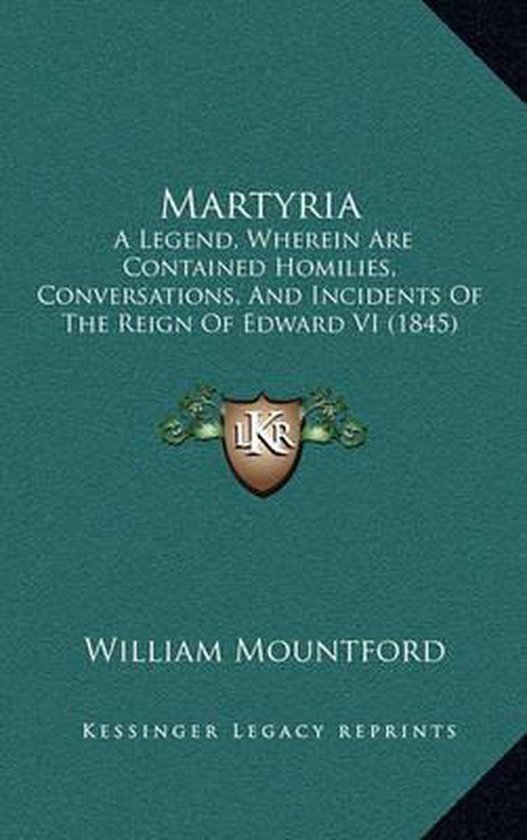 Martyria, William Mountford | 9781165690978 | Boeken | bol
