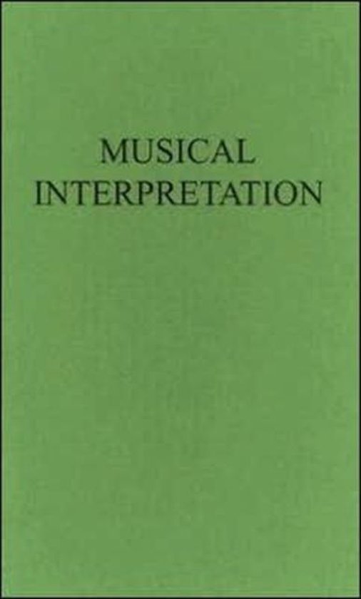 Musical Interpretation, Tobias Matthay | 9780837142777 | Boeken | bol.com