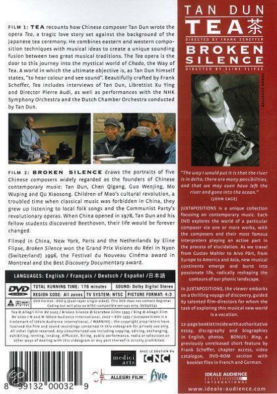 Tan Dun: Tea/Broken Silence, Tan Dun | Muziek | bol
