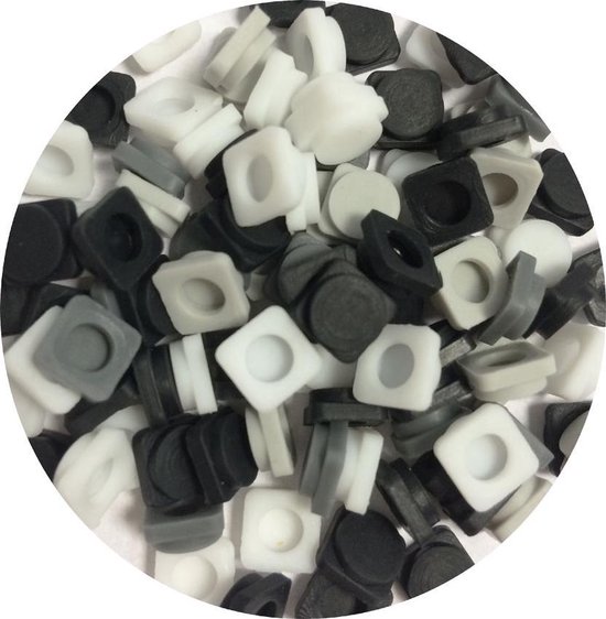 Pixie Crew zakje met 100 Pixels - Monochrom | bol