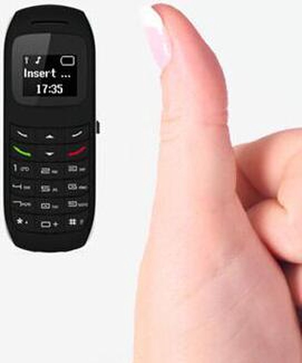 L8Star BM 70 mini telefoon - Zwart | bol