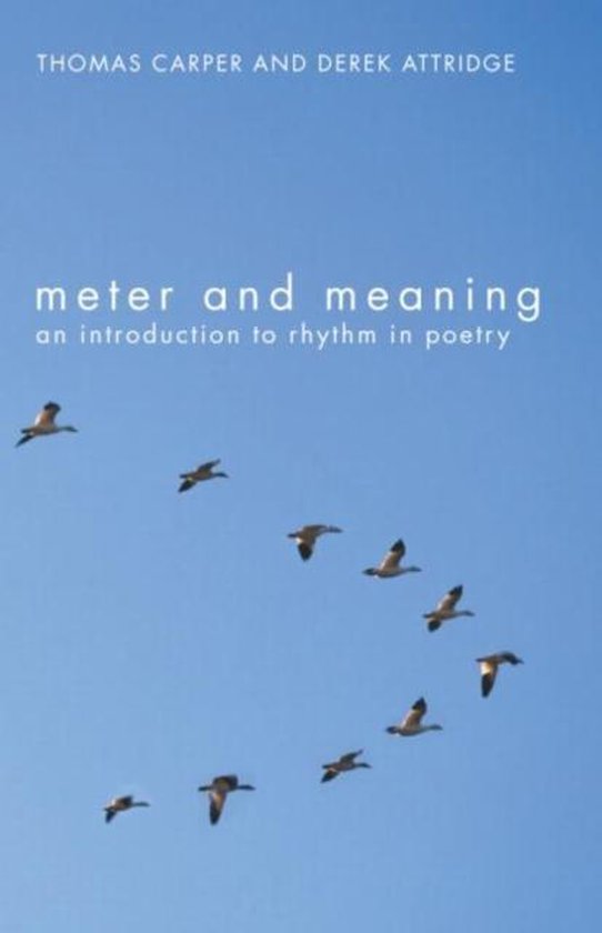 Meter & Meaning Intro Rhythm Poetry | 9780415311755 | Derek Attridge ...