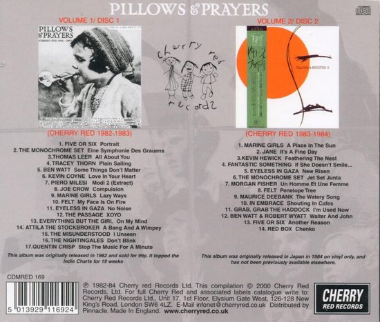 Pillows & Prayers Vols 1 & 2: Cherry Red 1982-1984, Morgan Fisher | CD (album) | Muziek | bol.com
