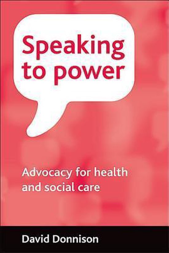 Speaking to Power | 9781847420381 | David Vernon Donnison | Boeken | bol