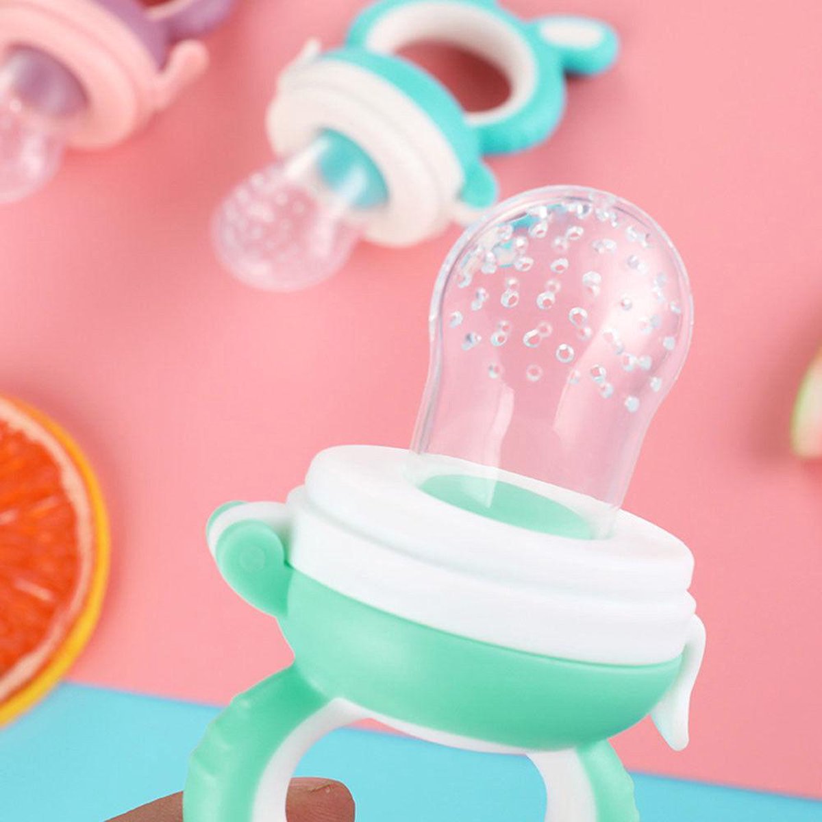 Mini-Me® Baby Fruitspeen - Fruit speen - Fopspeen - Sabbelzakje met ...
