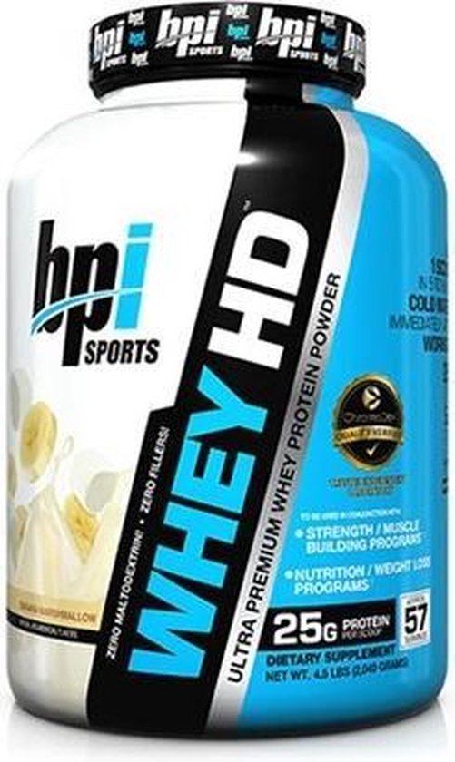 BPI Sports - Whey-HD Protein – Chocolate Cookie - Sportvoeding - 975 ...