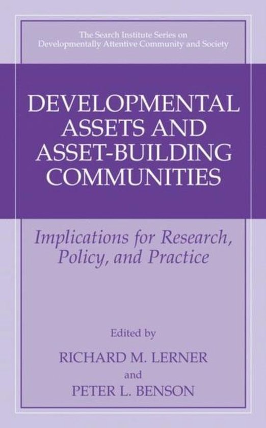 Developmental Assets and Asset-Building Communities | 9780306474828 ...