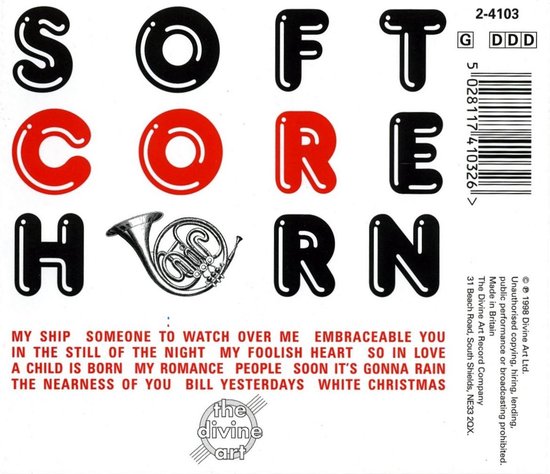 Terry Johns & Barry Booth - Soft Core Horn (CD), Terry Johns & Barry ...