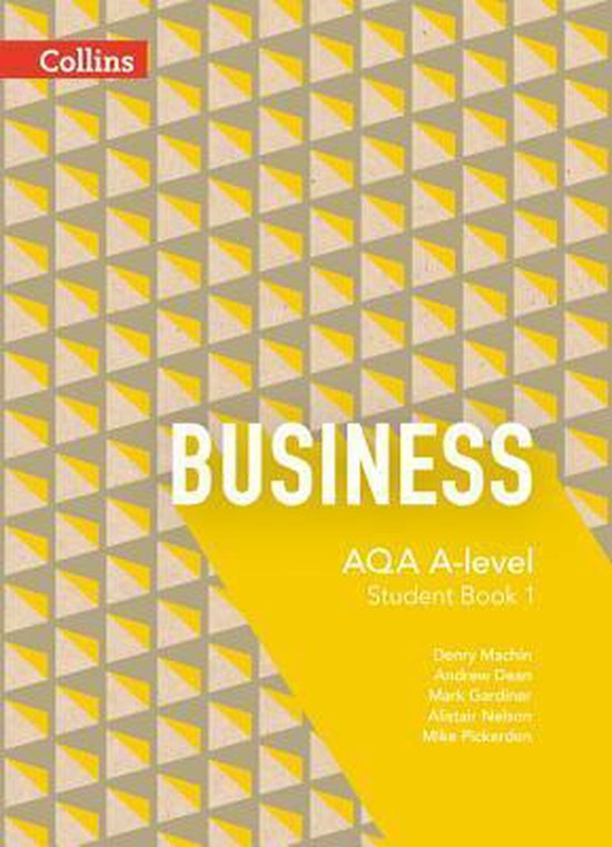 AQA A-level Business - Student Book 1, Denry Machin | 9780007597550 ...