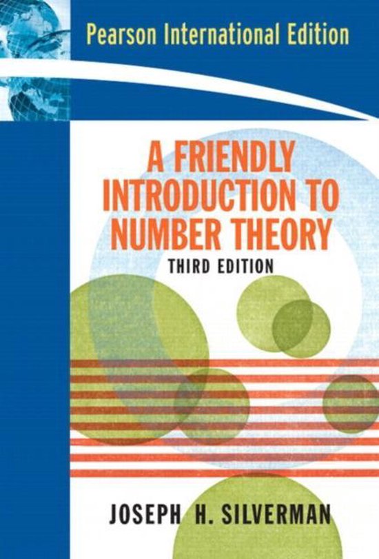 Friendly Introduction To Number Theory | 9780131984523 | Joseph H ...