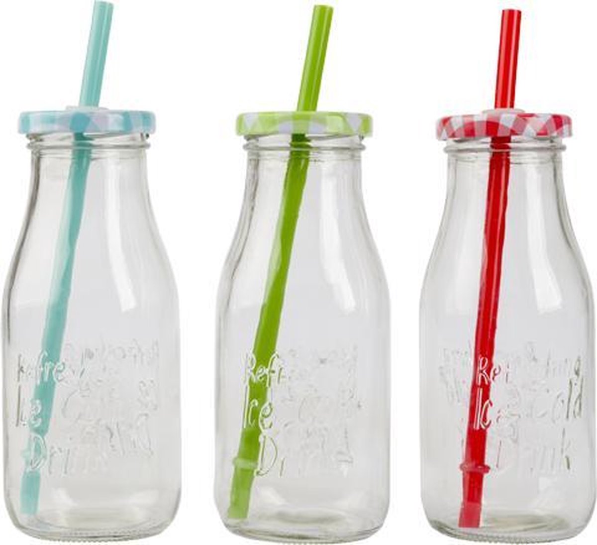 3x Drinkbus met deksel en rietje | bol.com