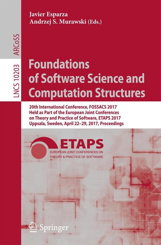 Theoretical Computer Science and General Issues 10203 - Foundations of Software... | bol.com