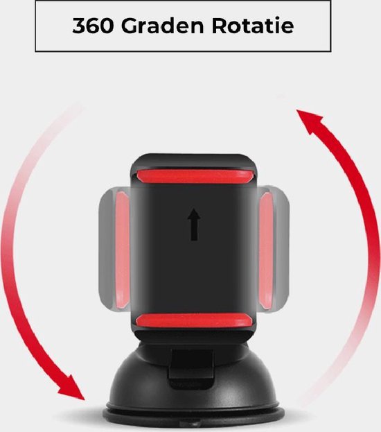 Universele Autohouder Met Zuignap - 360 graden draaibaar - Stretch - Telefoonhouder... | bol.com
