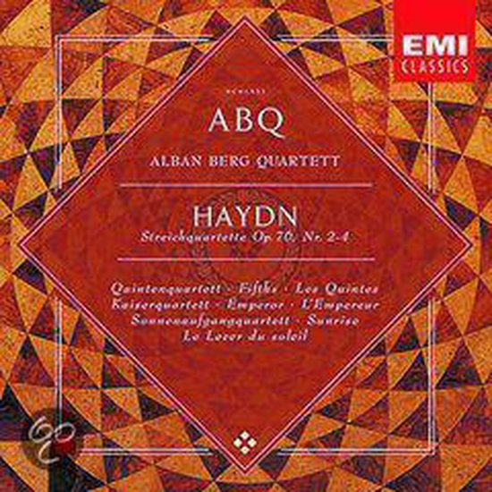 Haydn: Streichquartette Op 76 no 2-4 / Alban Berg Quartet, Alban Berg Quartet | CD... | bol