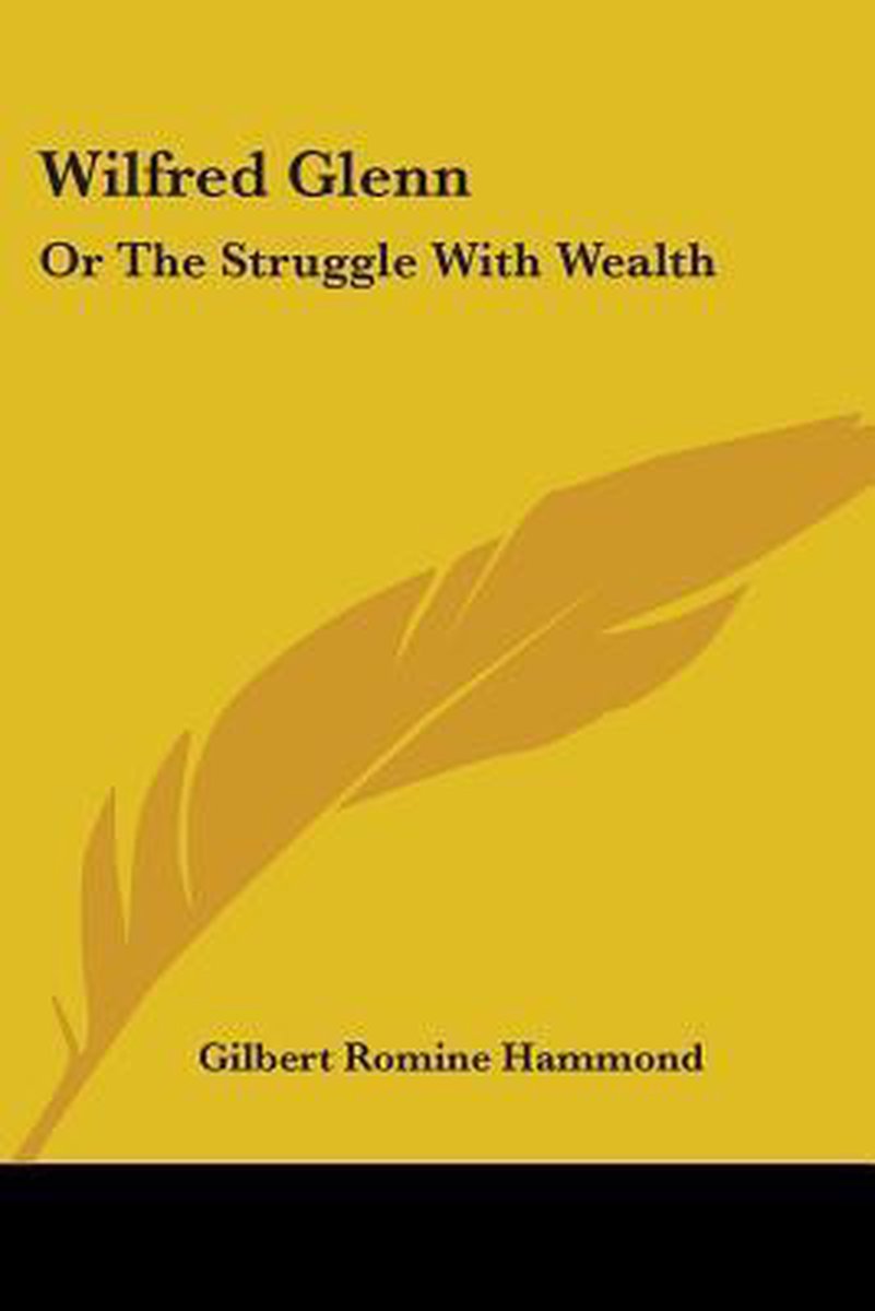 Wilfred Glenn, GILBERT ROM HAMMOND | 9781432645564 | Boeken | bol