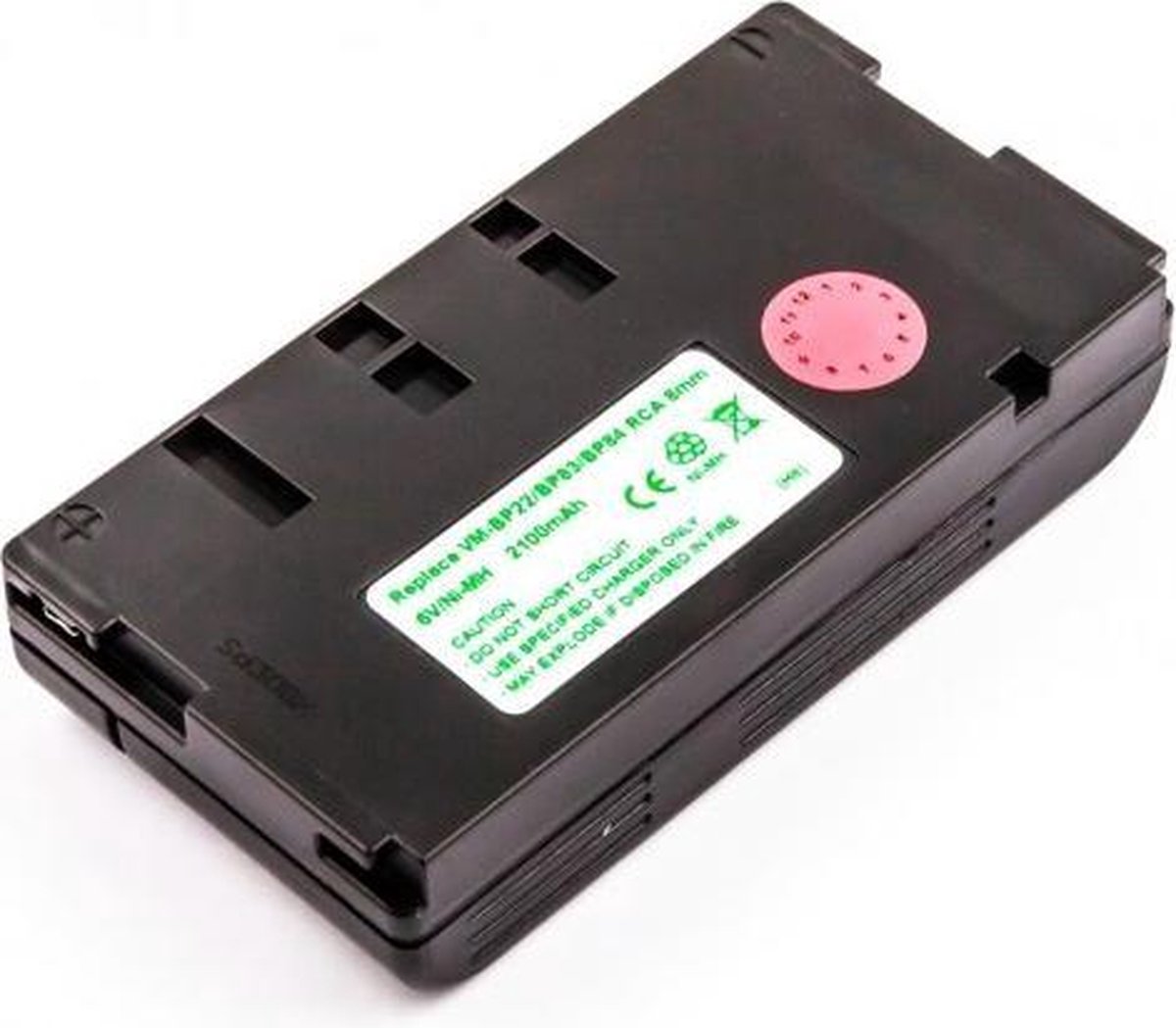 Battery similar HITACHI VM-BP82, NiMH, 6,0V, 2100mAh | bol