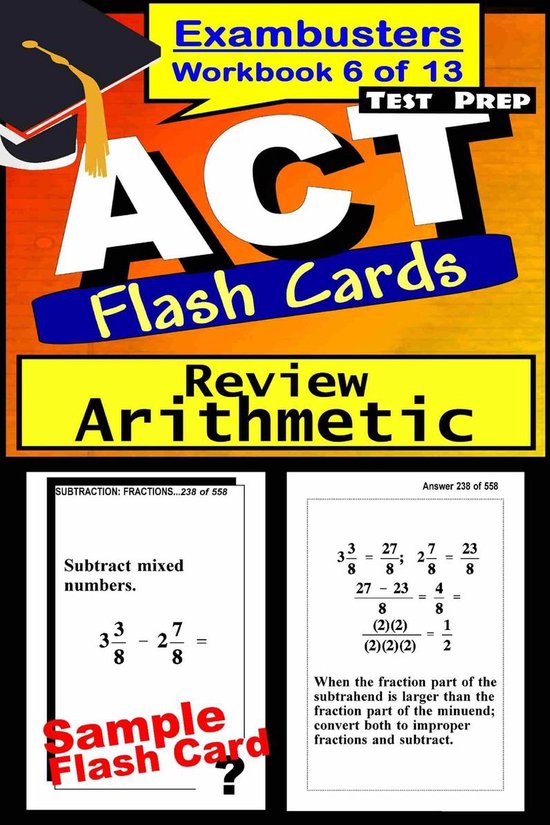 Exambusters ACT 6 - ACT Test Prep Arithmetic Review--Exambusters Flash ...