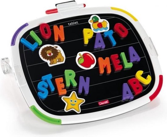 Quercetti Magneet Tablet Basis Letters | bol