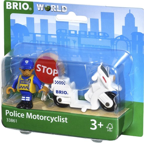 BRIO Politie motoragent - 33861 | bol